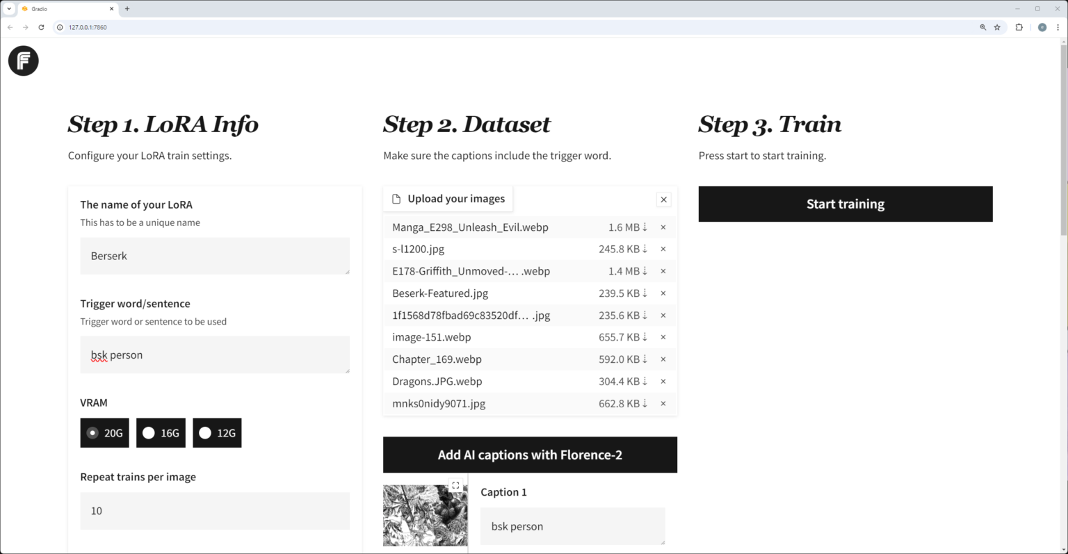 分享一个不全面不客观的flux-train训练工具测评 – TrilightLabs